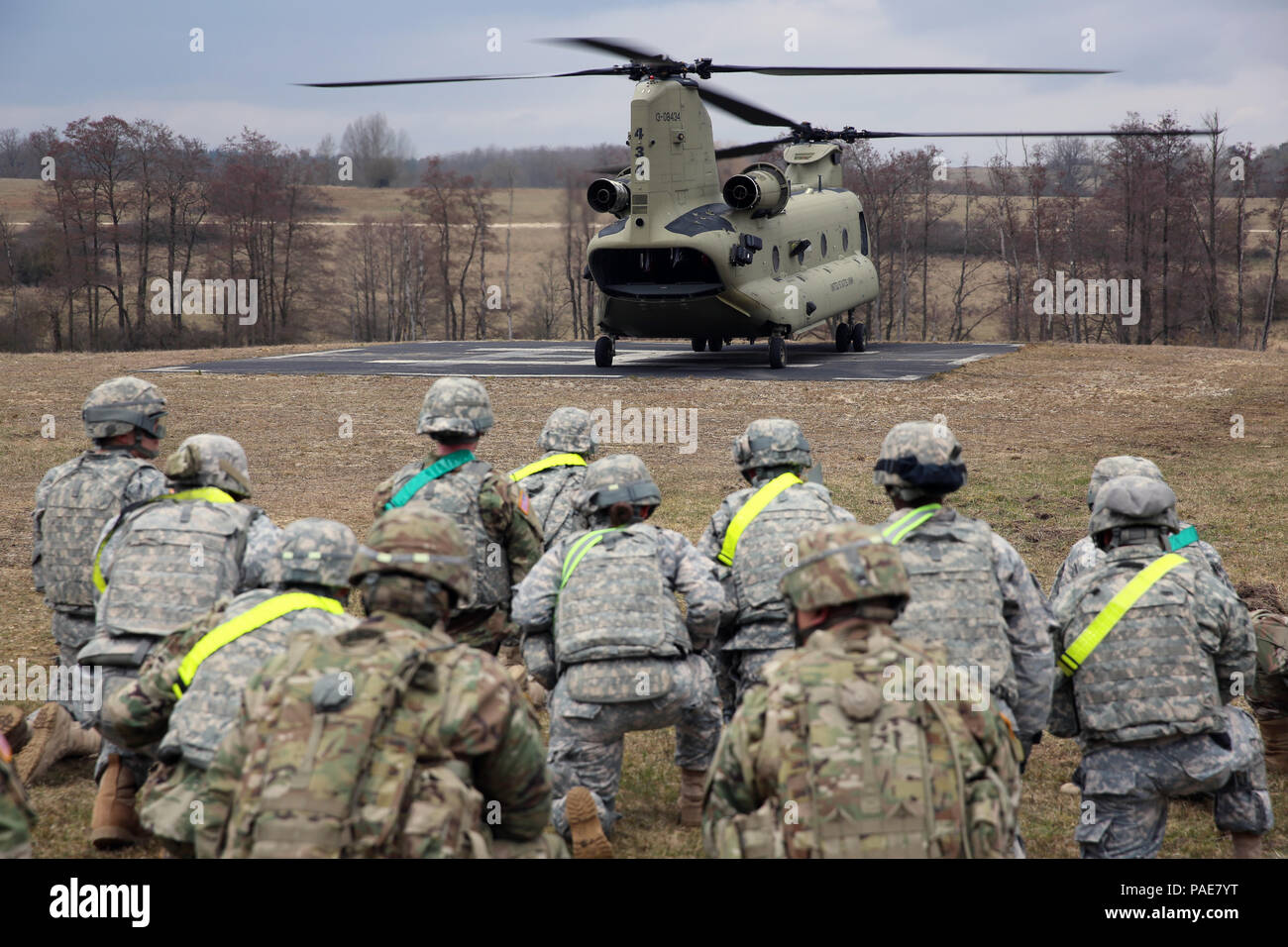 Soldiers from the 44th Expeditionary Signal Battalion, 2nd Signal ...