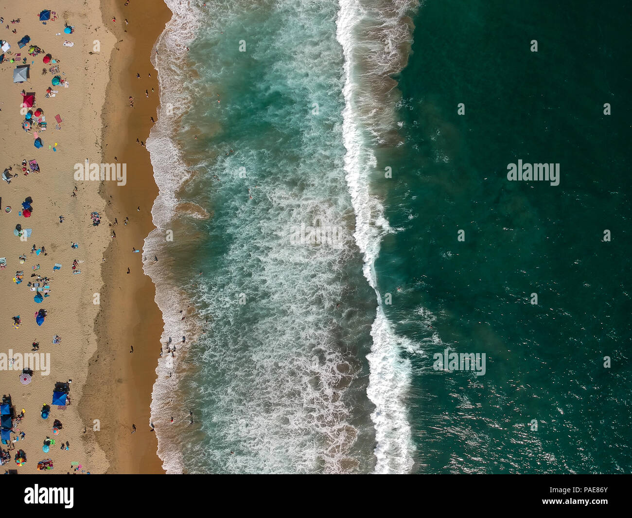 Aerial View Looking Down Sea High Resolution Stock Photography and ...