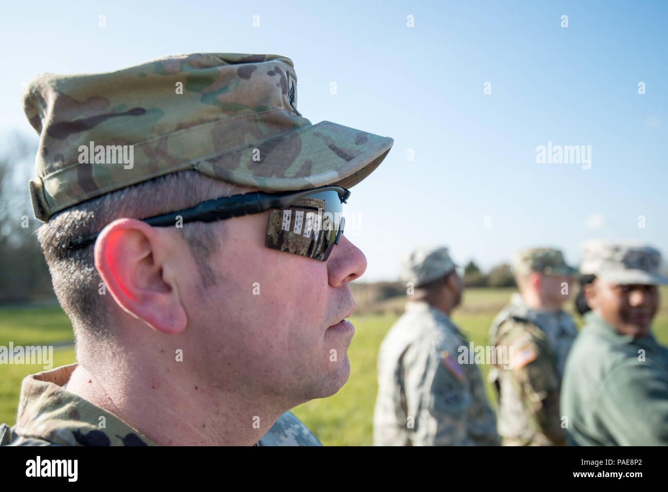 U.S. Army Sgt. 1st Class Bobby Dill, with 128th Signal Company, 39th ...