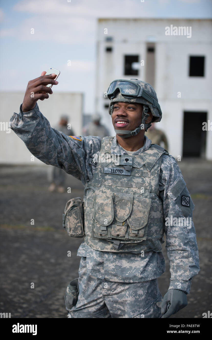 U.S. Army Spc. Rodney Lloyd, with Headquarters and Headquarters ...