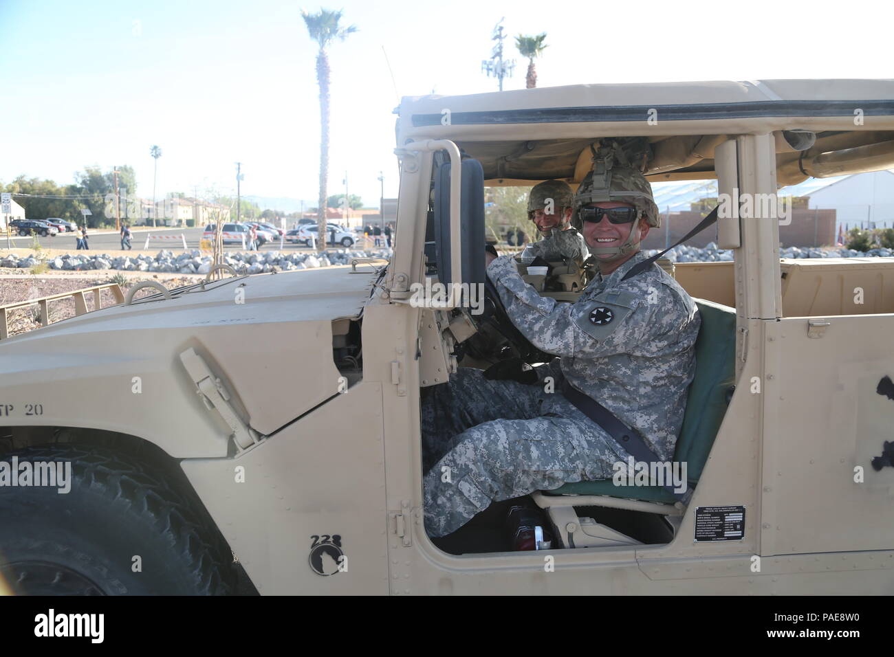 U.S. Soldiers with the Wolf Team (Field Artillery), Operations Group ...