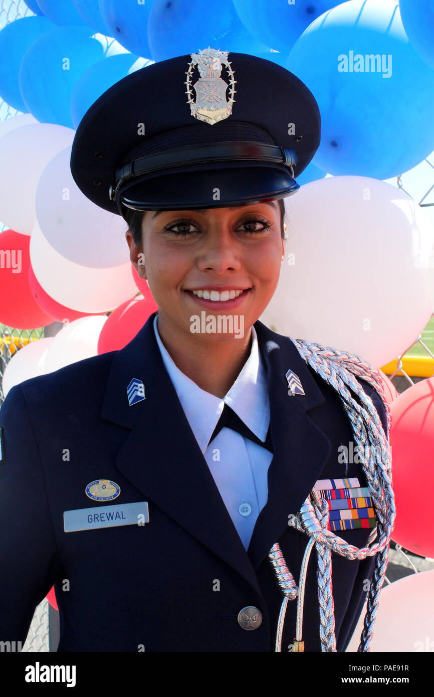 Air Force Cadet Col. Jasmin Grewal, a senior at Royal High School in ...
