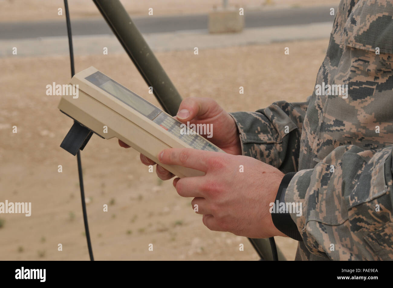Capt. Matthew Perkins, 379th Expeditionary Operations Support Squadron ...