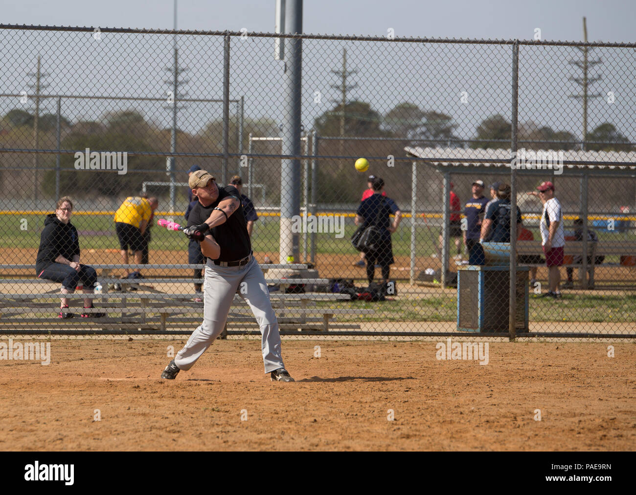 SLADE CUTTER PARK, NORFOLK, VA - Marines and sailors take part in a ...