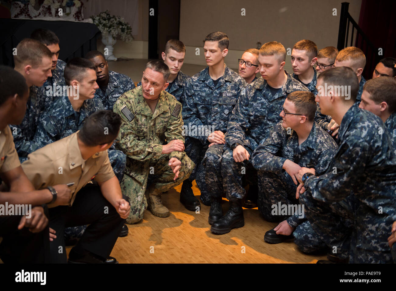 The Master Chief Petty Officer of the Navy, Mike Stevens discusses the ...