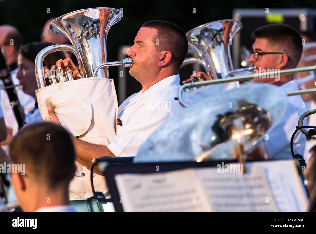 U.S. military band Stock Photo - Alamy
