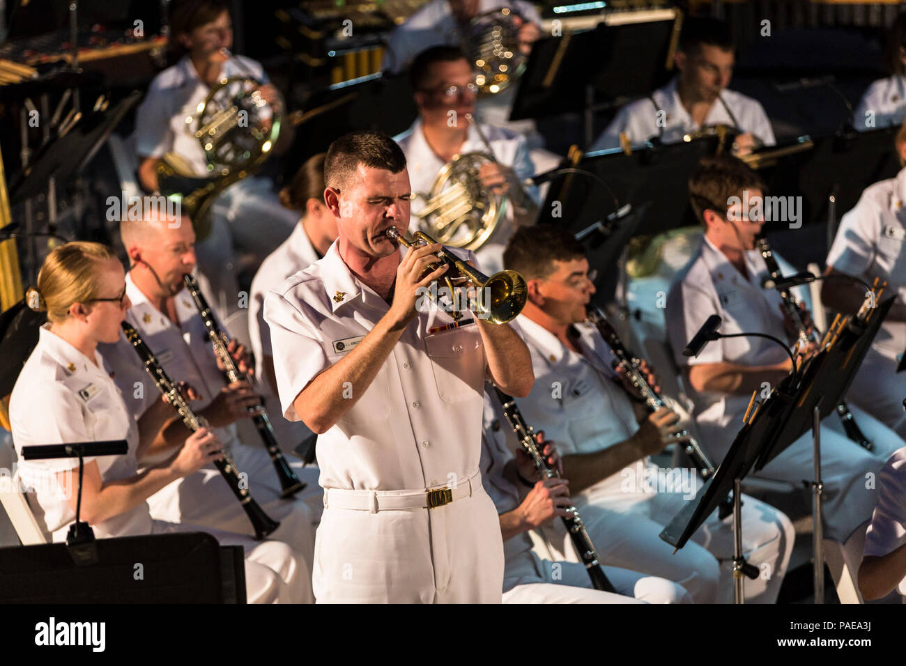 U.S. military band Stock Photo - Alamy