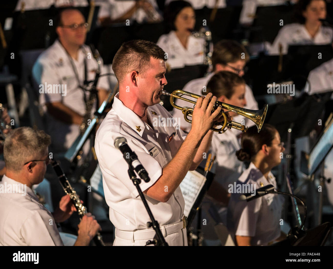 U.S. military band Stock Photo - Alamy