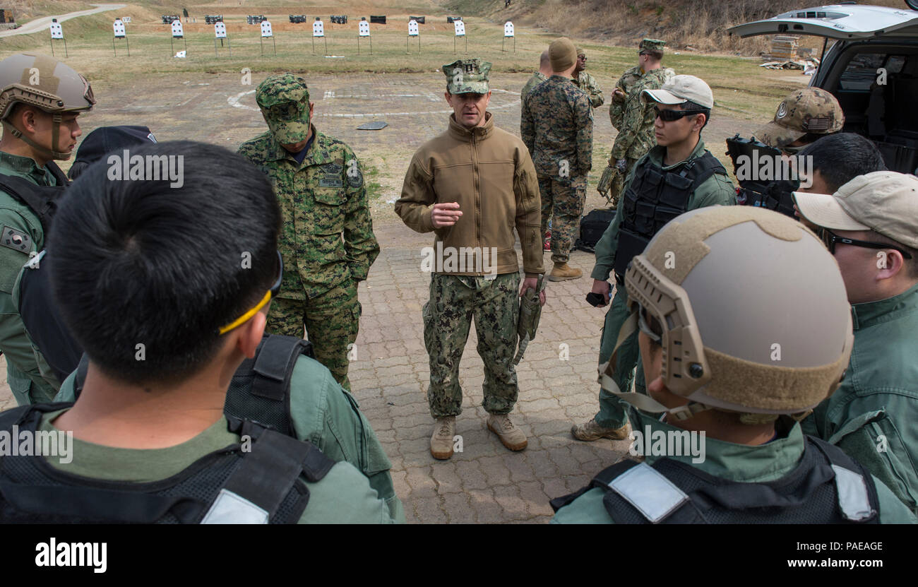 U.S. Navy Lt. Ryan Snow, dive medical officer, Explosive Ordnance ...