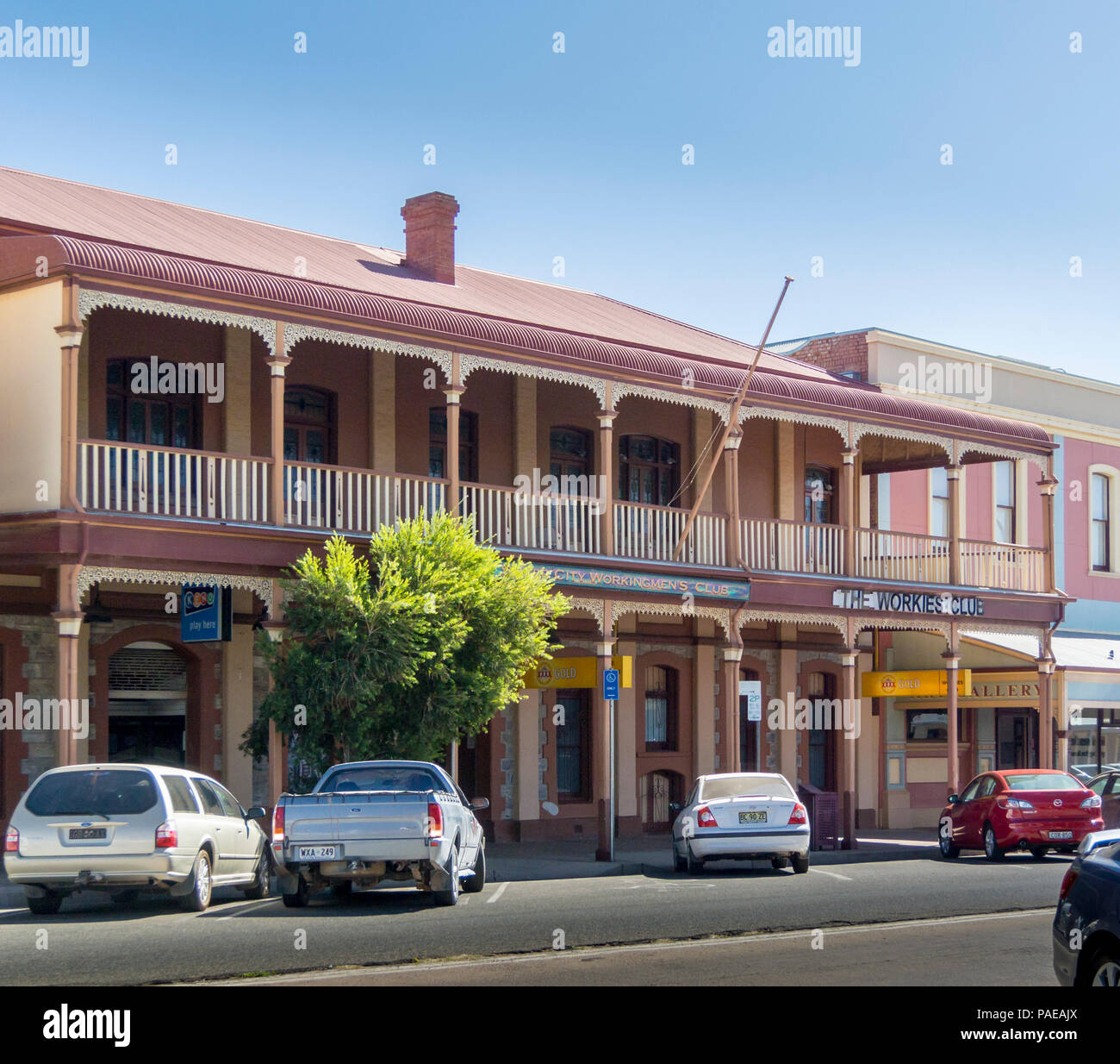 The Workies Club Building in the city of Broken Hill, New South Wales ...
