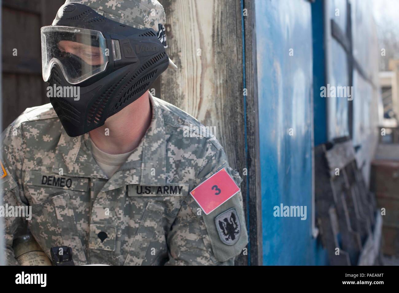 U.S. Army Spc. Alexander Demeo with 11th Aviation Command competes in ...