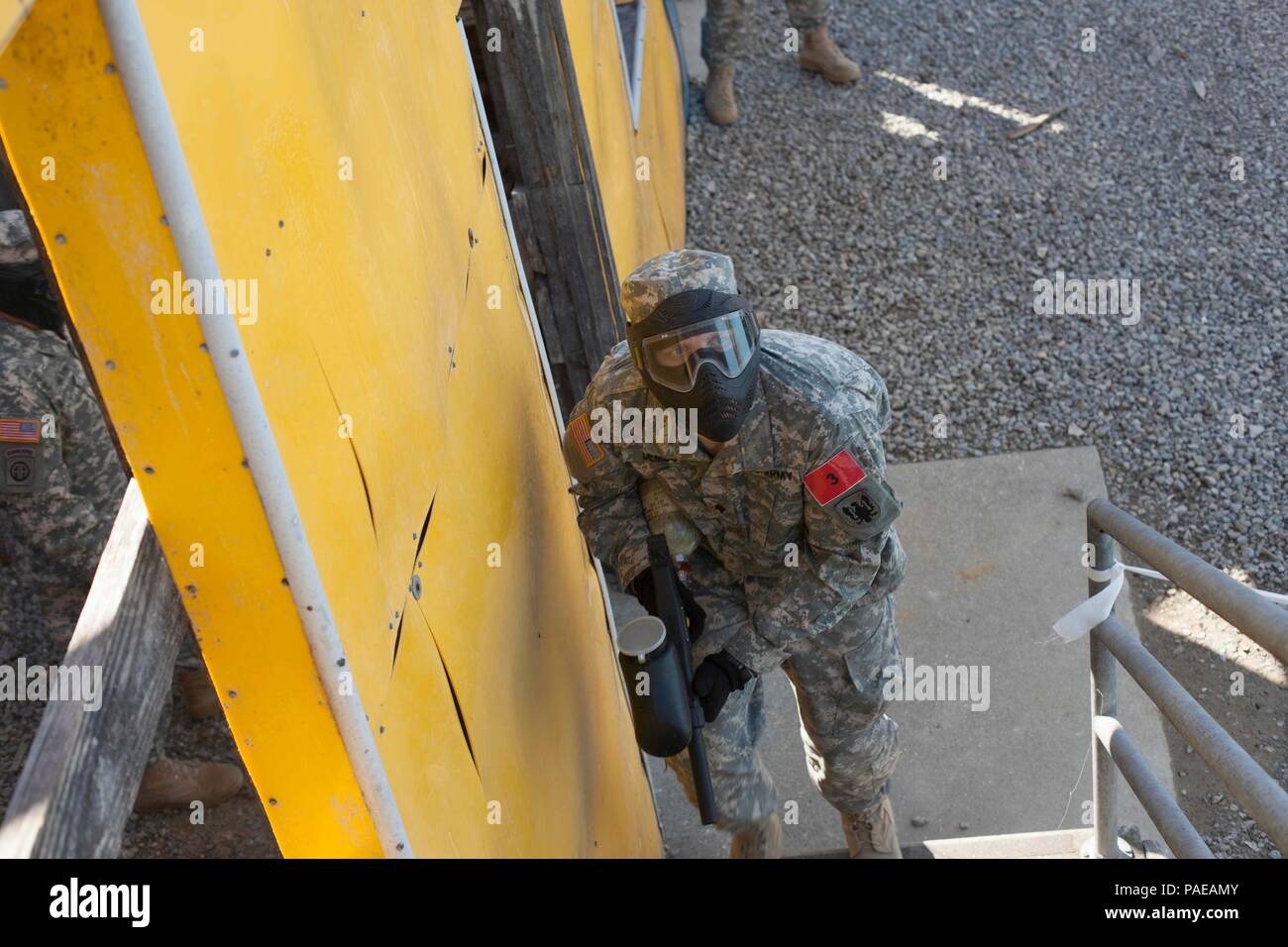 U.S. Army Spc. Alexander Demeo with 11th Aviation Command competes in ...