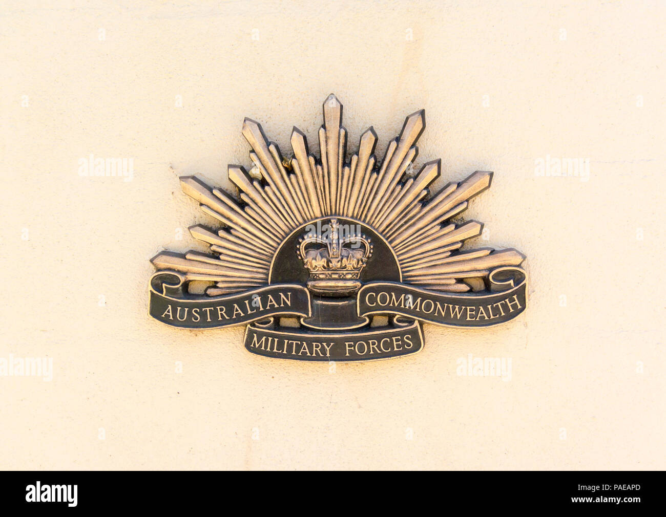 The Australian Commonwealth Military Forces emblem Stock Photo - Alamy