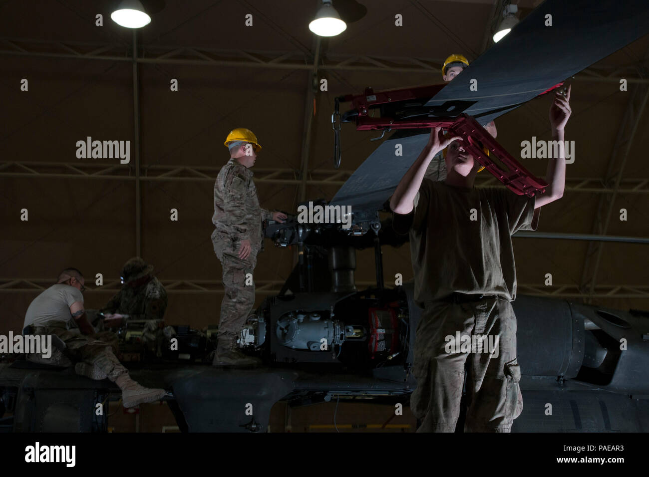 Soldiers from the California Army National Guard’s Company B, 640th ...