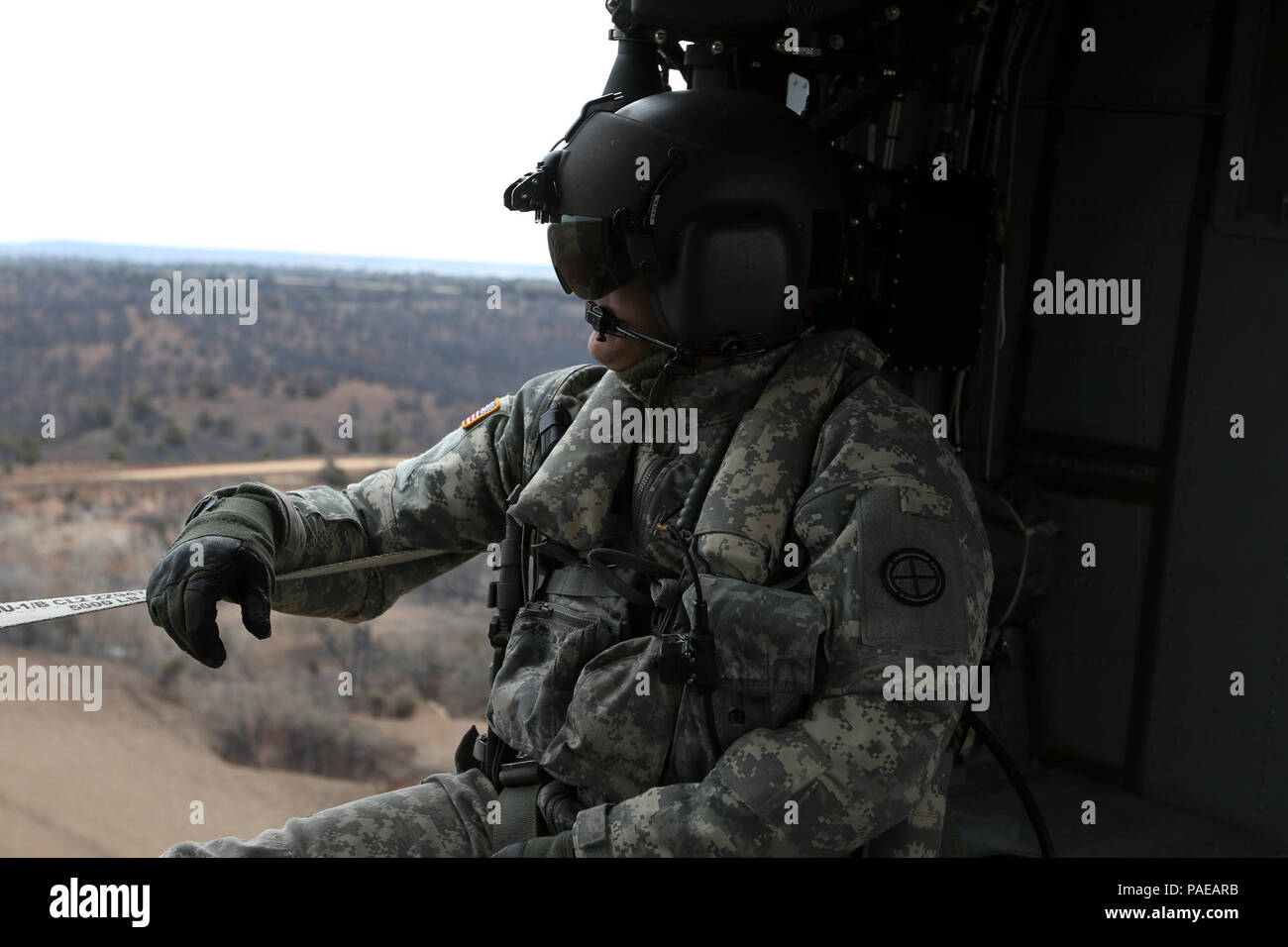 Four UH-60 Black Hawk helicopters piloted and crewed by Soldiers with ...