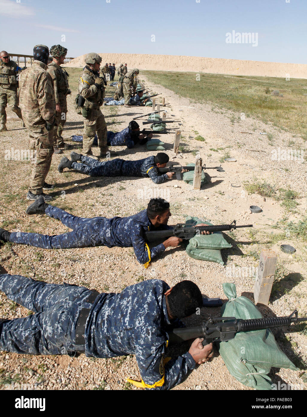 Royal Danish Army soldiers, top left, with Task Force Al Asad, coach ...