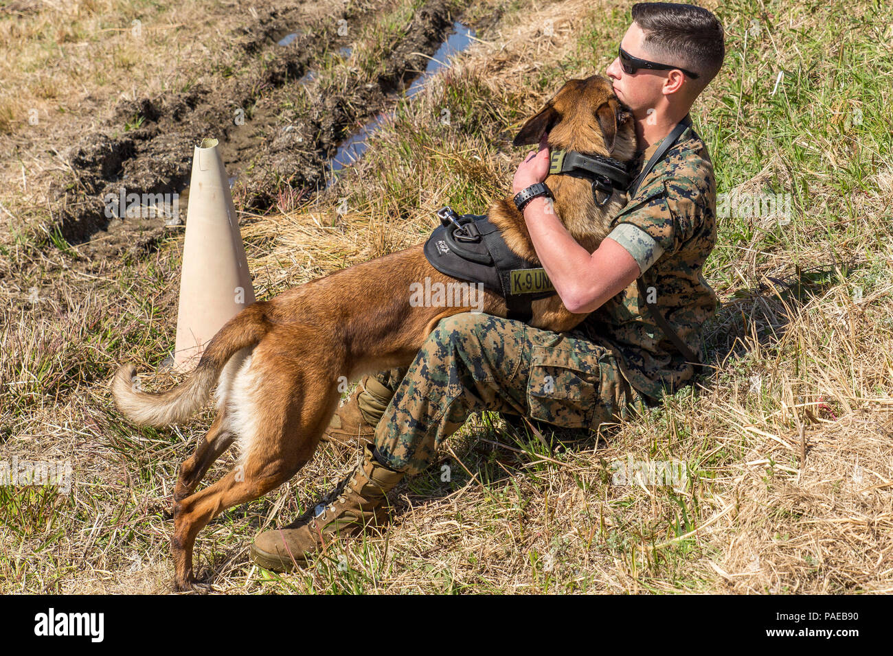 Lance Cpl. Landon Gilliam, Provost Marshal’s Office military working ...