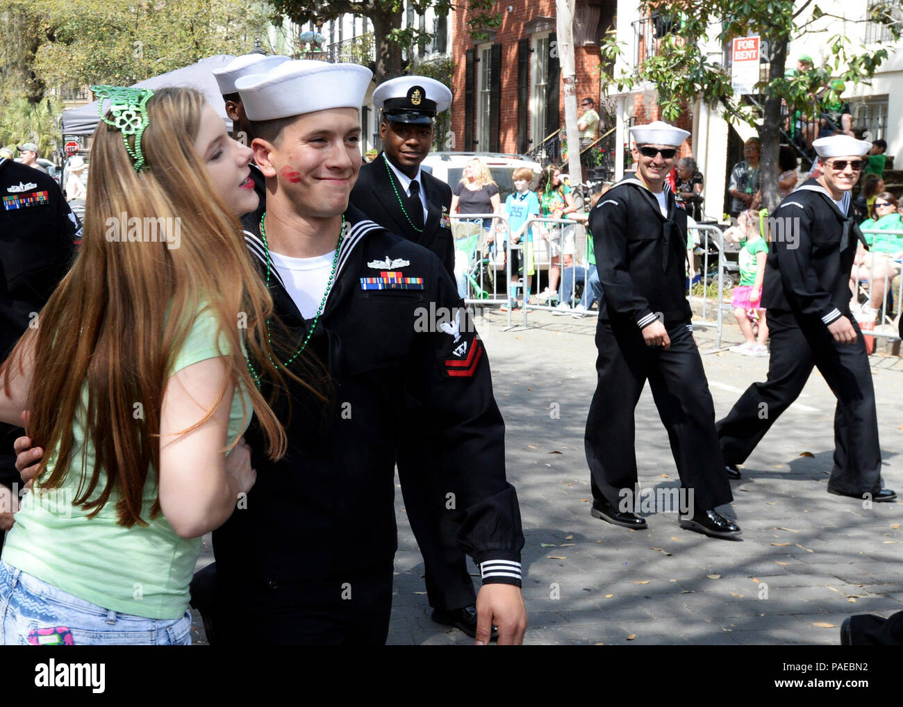 SAVANNAH, Ga. (March 17, 2015) A Sailor from the guided-missile frigate ...