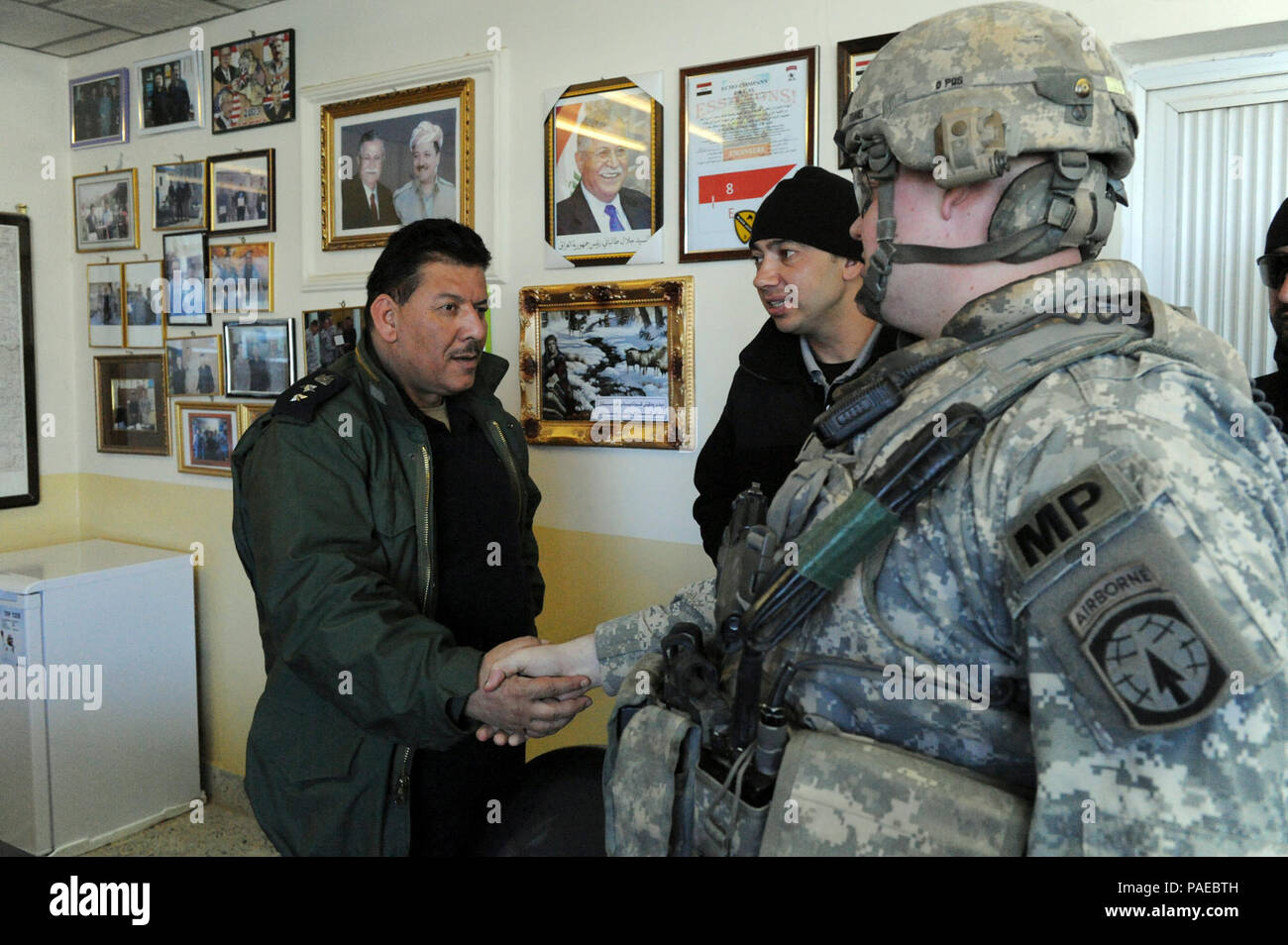 U.S. Army 1st Lt. Carl Yeaney, platoon leader, 2nd Platoon, 218th ...