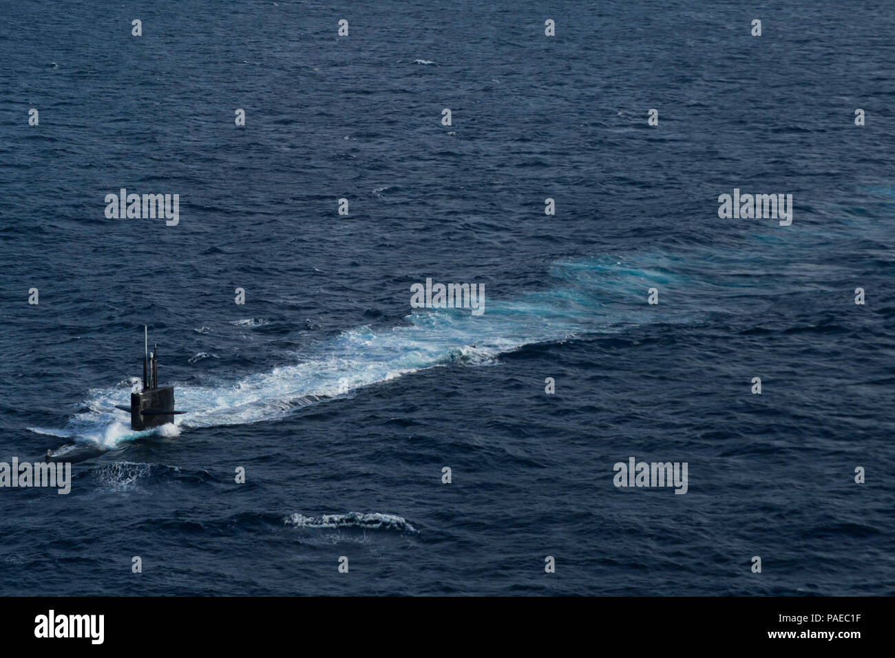 Los angeles class attack submarine uss helena ssn 725 hi-res stock ...