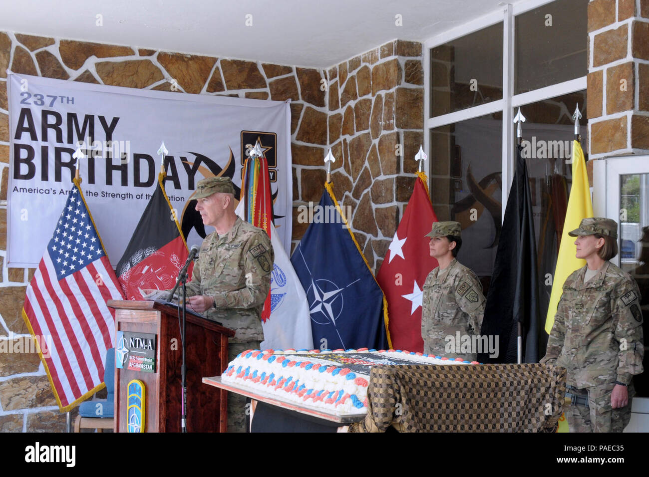 KABUL, Afghanistan - (June 14, 2012) U.S. Army Lt. Gen. Daniel P ...