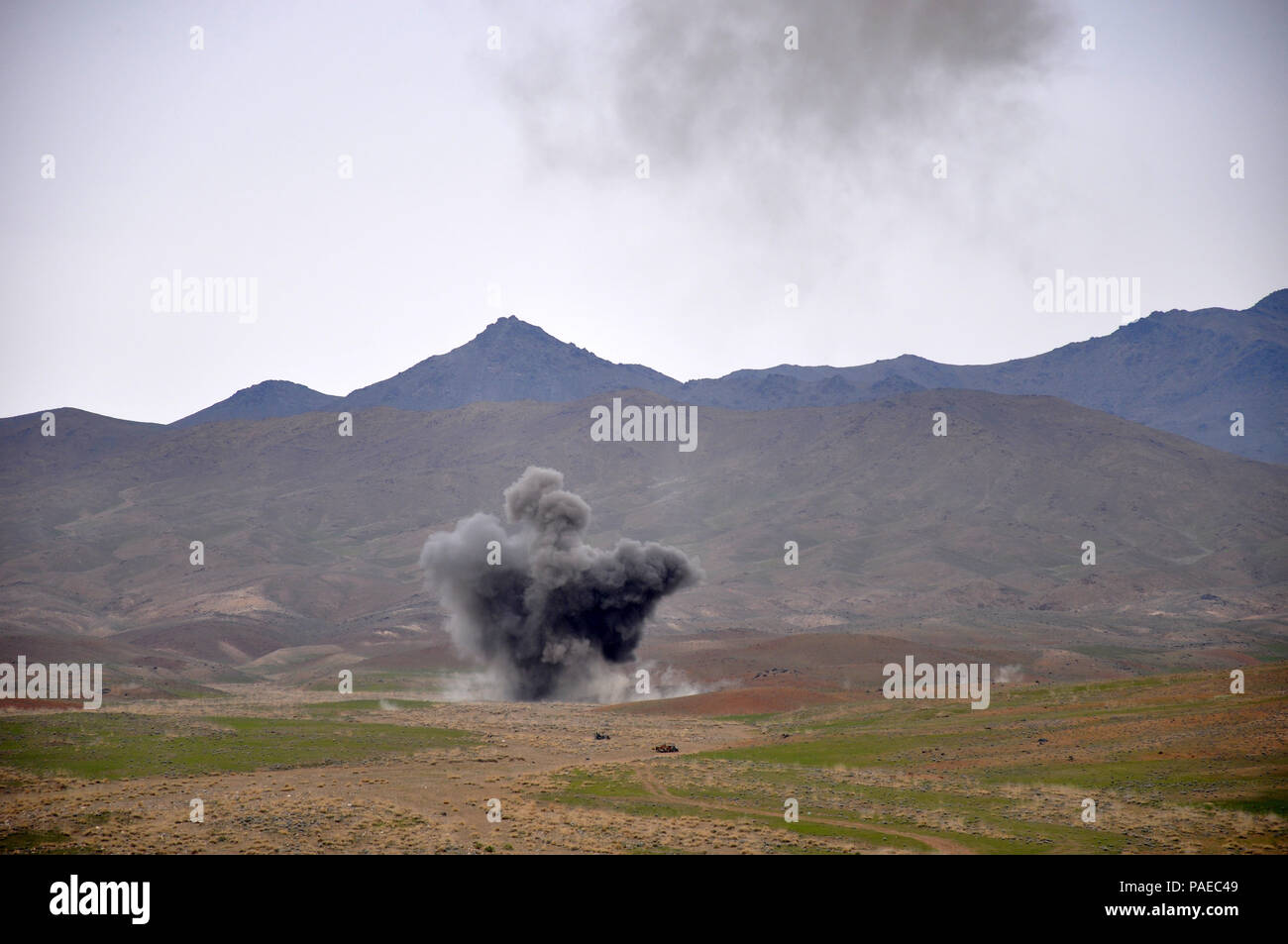 A 250-pound bomb is dropped by an A-29 Super Tucano, called-in by an ...