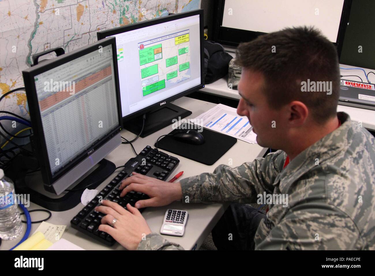 Louisiana Air National Guardsman Tech Sgt. Christopher Fish of the ...
