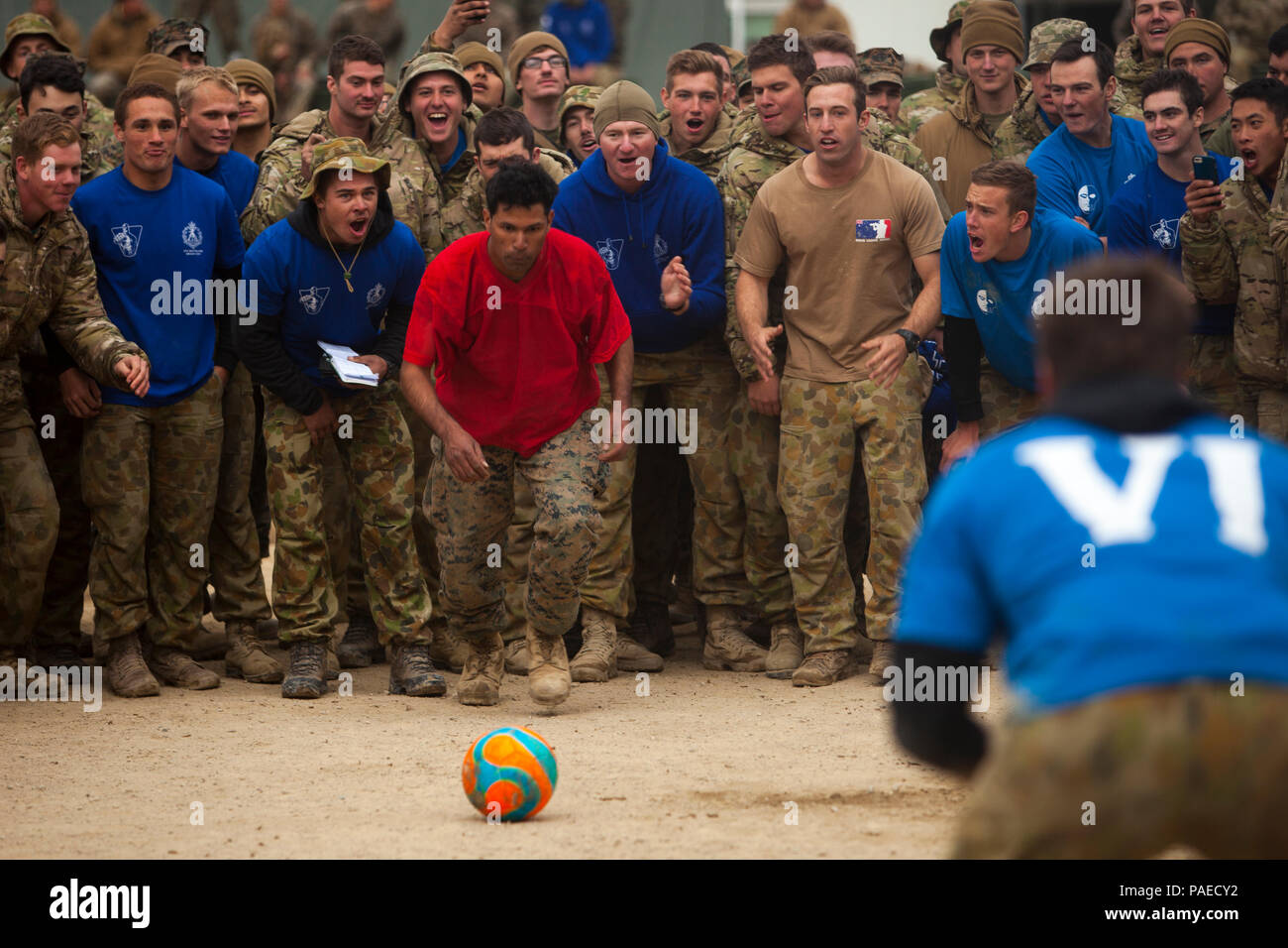 Marines of 1st Battalion, 3rd Marine Regiment and Australian soldiers ...