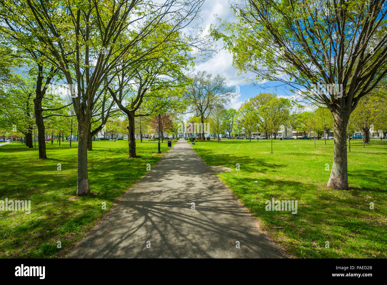 Chatham Square Park, in New Haven, Connecticut Stock Photo - Alamy