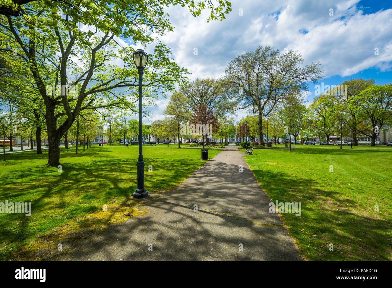 Chatham Square Park, in New Haven, Connecticut Stock Photo - Alamy