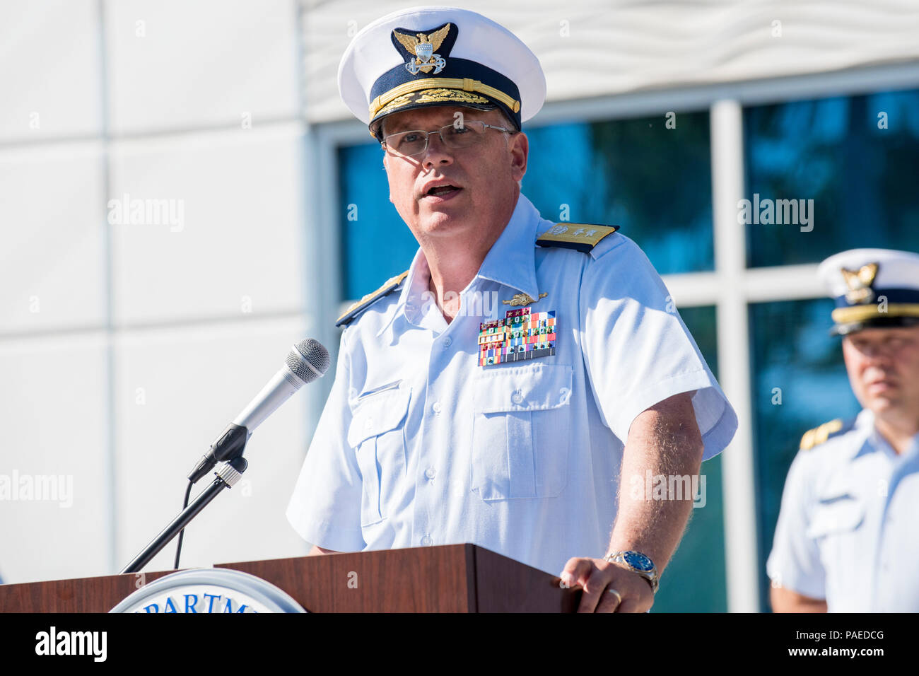 Rear Adm. Scott Buschman, commander, Seventh Coast Guard District ...