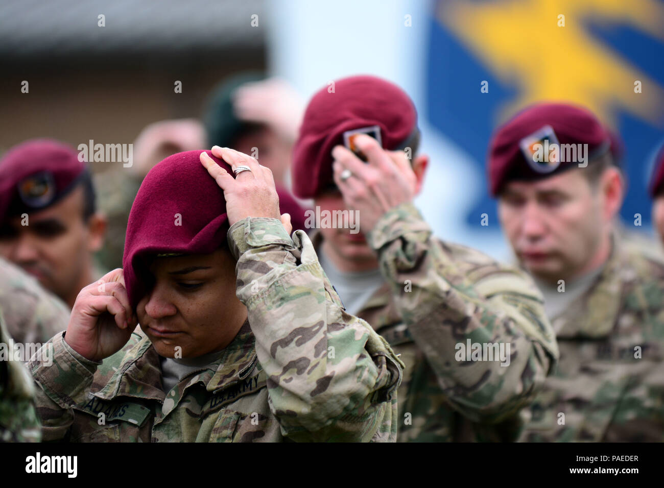 Soldiers assigned to 5th Special Forces Group (Airborne) don their ...