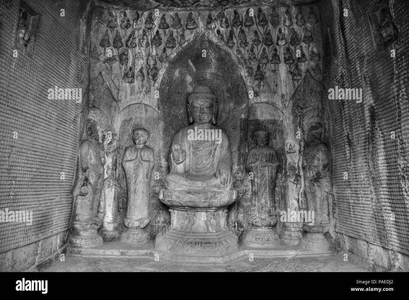 Grotto temple Black and White Stock Photos & Images - Alamy