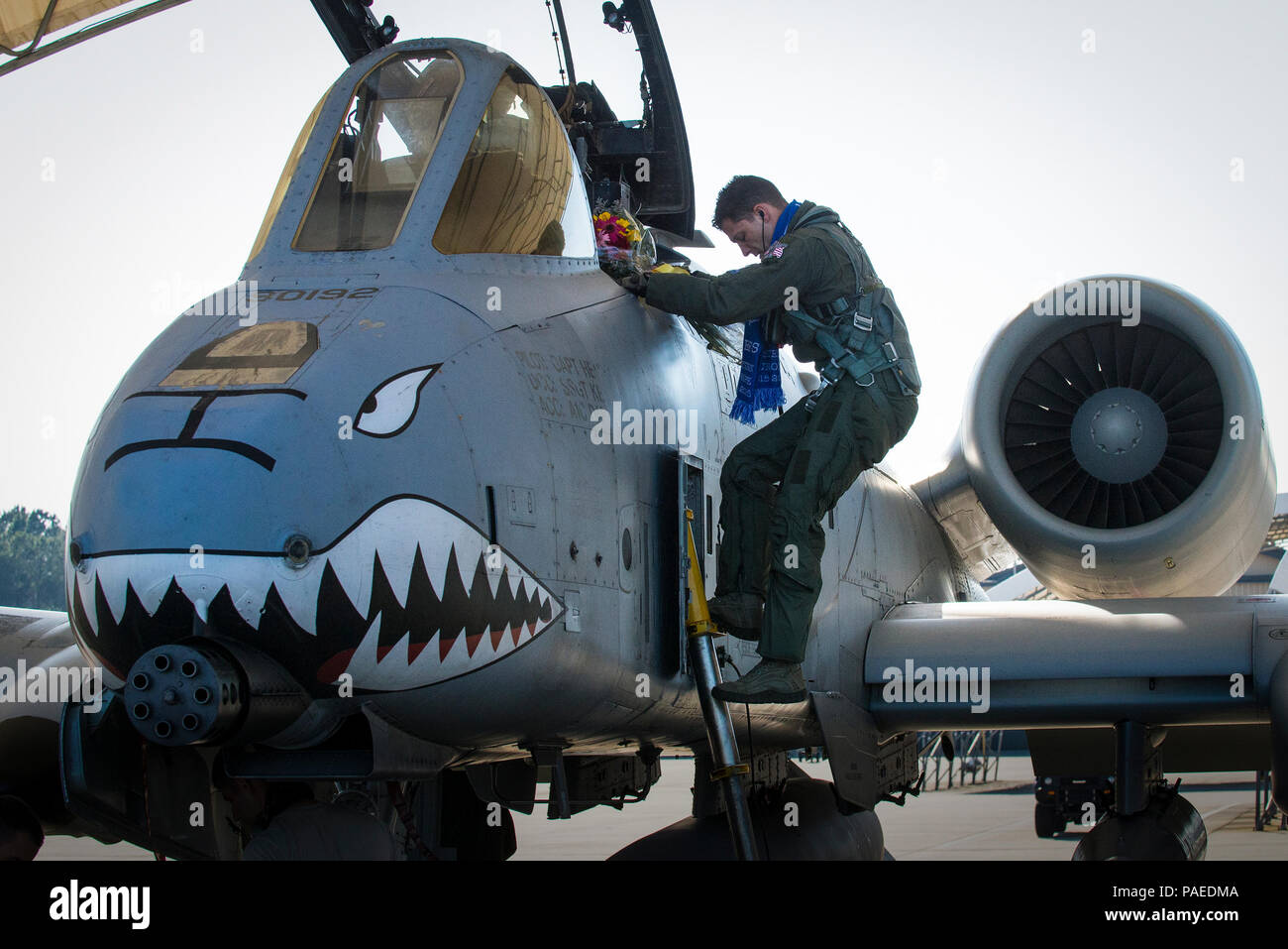 U.S. Air Force Captain James Knauss, 74th Fighter Squadron A-10C ...