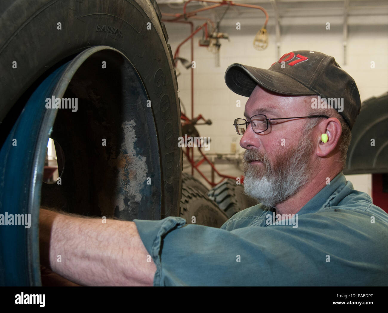 Retired Tech. Sgt. Doug Morgan, 90th Logistics Readiness Squadron heavy ...