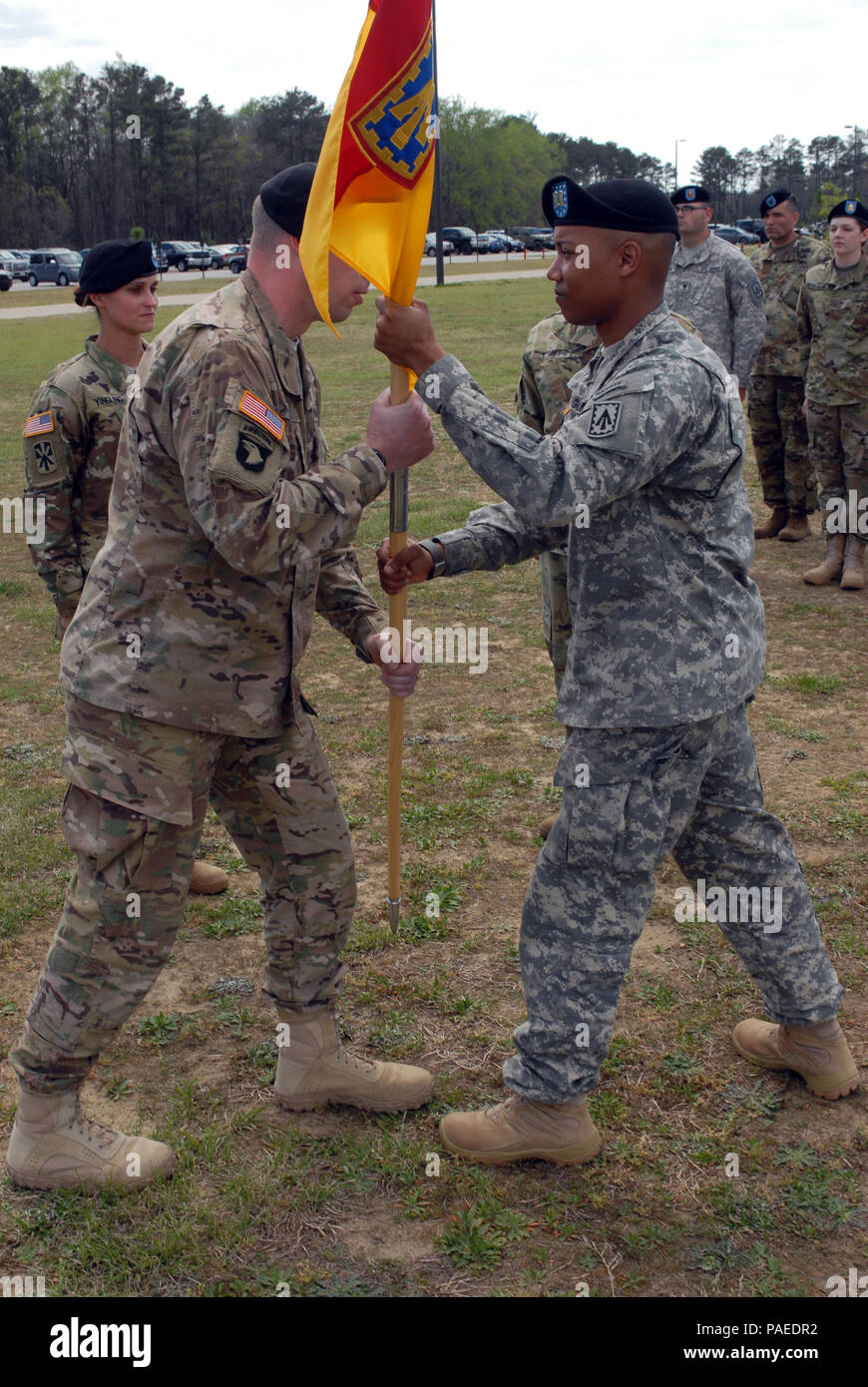 Capt. Vincent R. Wiggins Jr., outgoing commander, Headquarters and ...