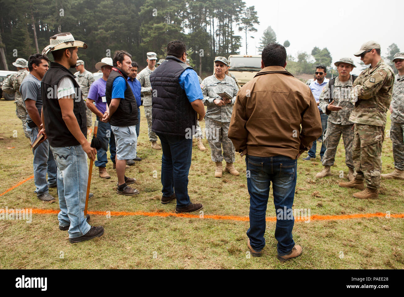Soldiers of the 413th Civil Affairs Battalion coordinates with the ...