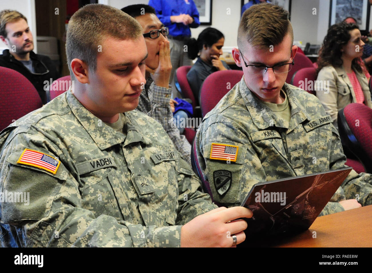 Joshua Vaden (left) and Alexander King (right), mechanical engineering ...