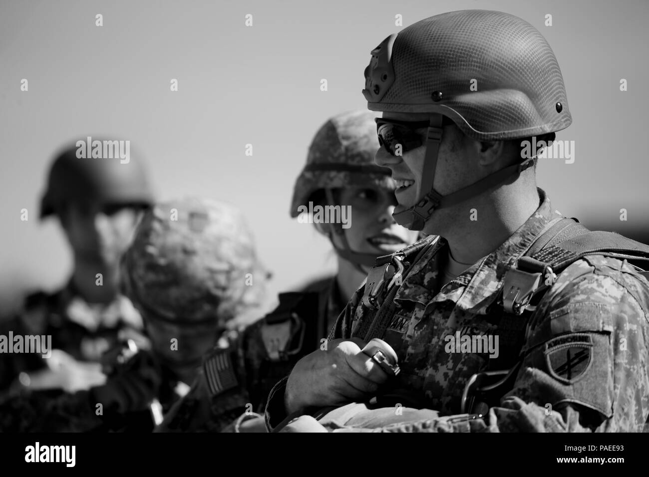 450th civil affairs battalion airborne Black and White Stock Photos ...