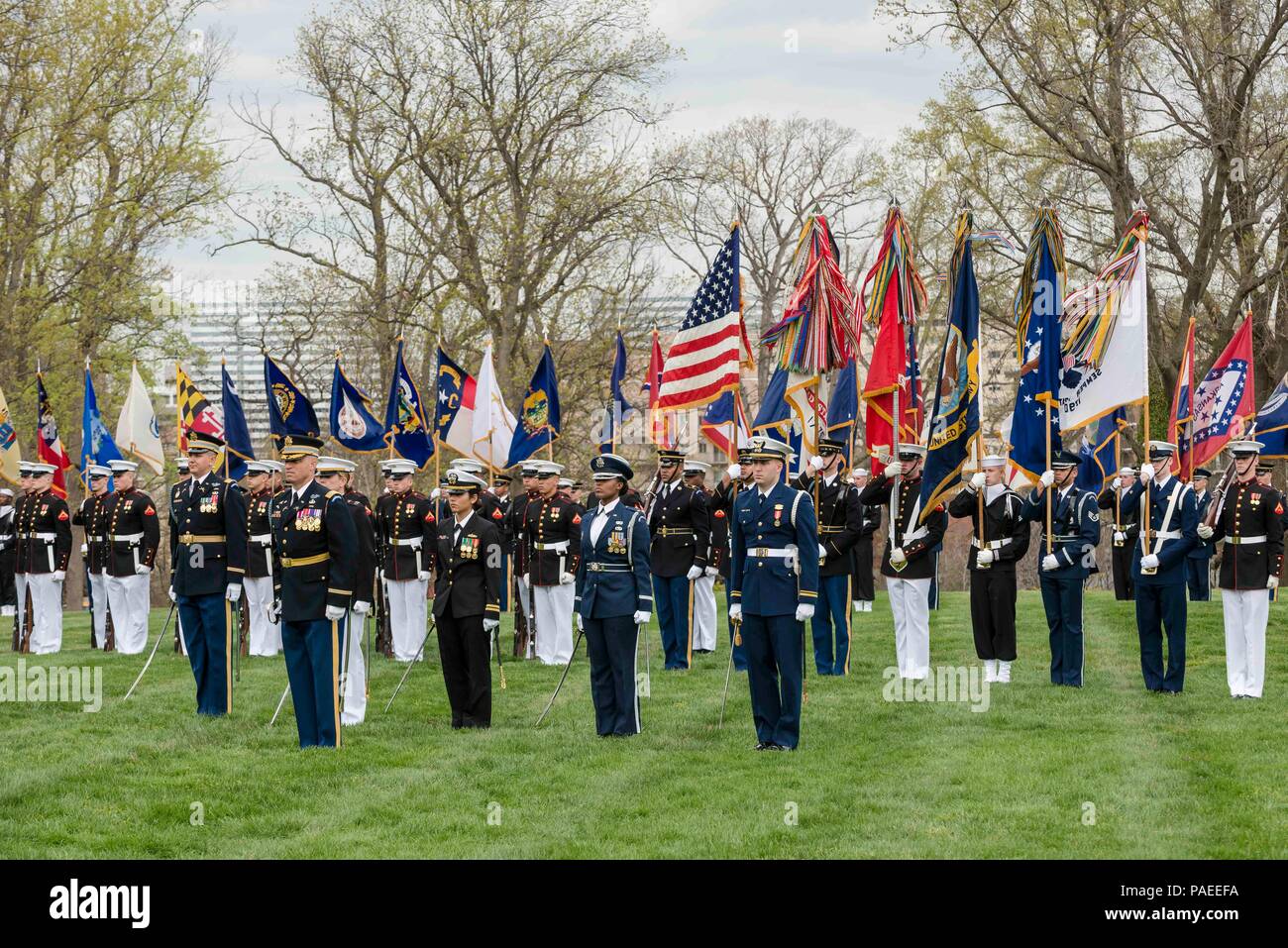 U s military district of washington joint armed forces color guard hi ...