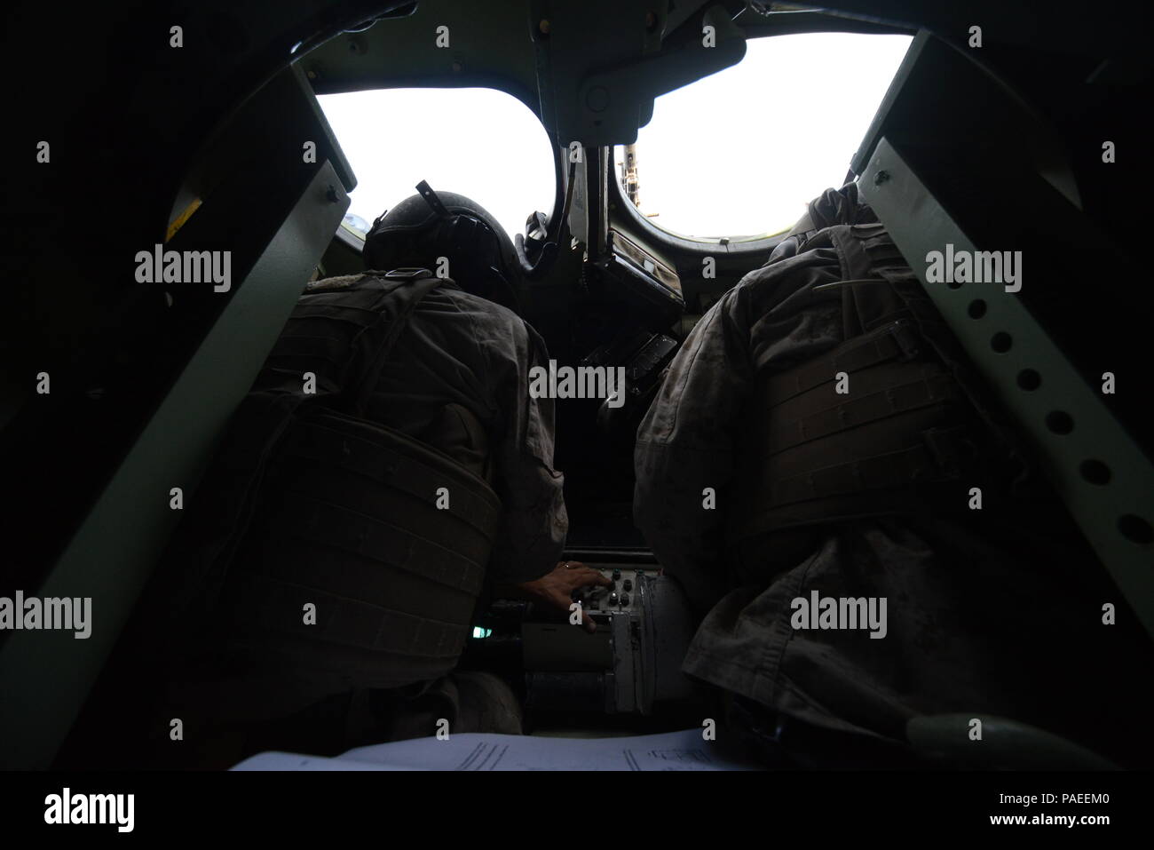 Sergeant Torry Broome (left), Light Armored Vehicle gunner, and Capt ...