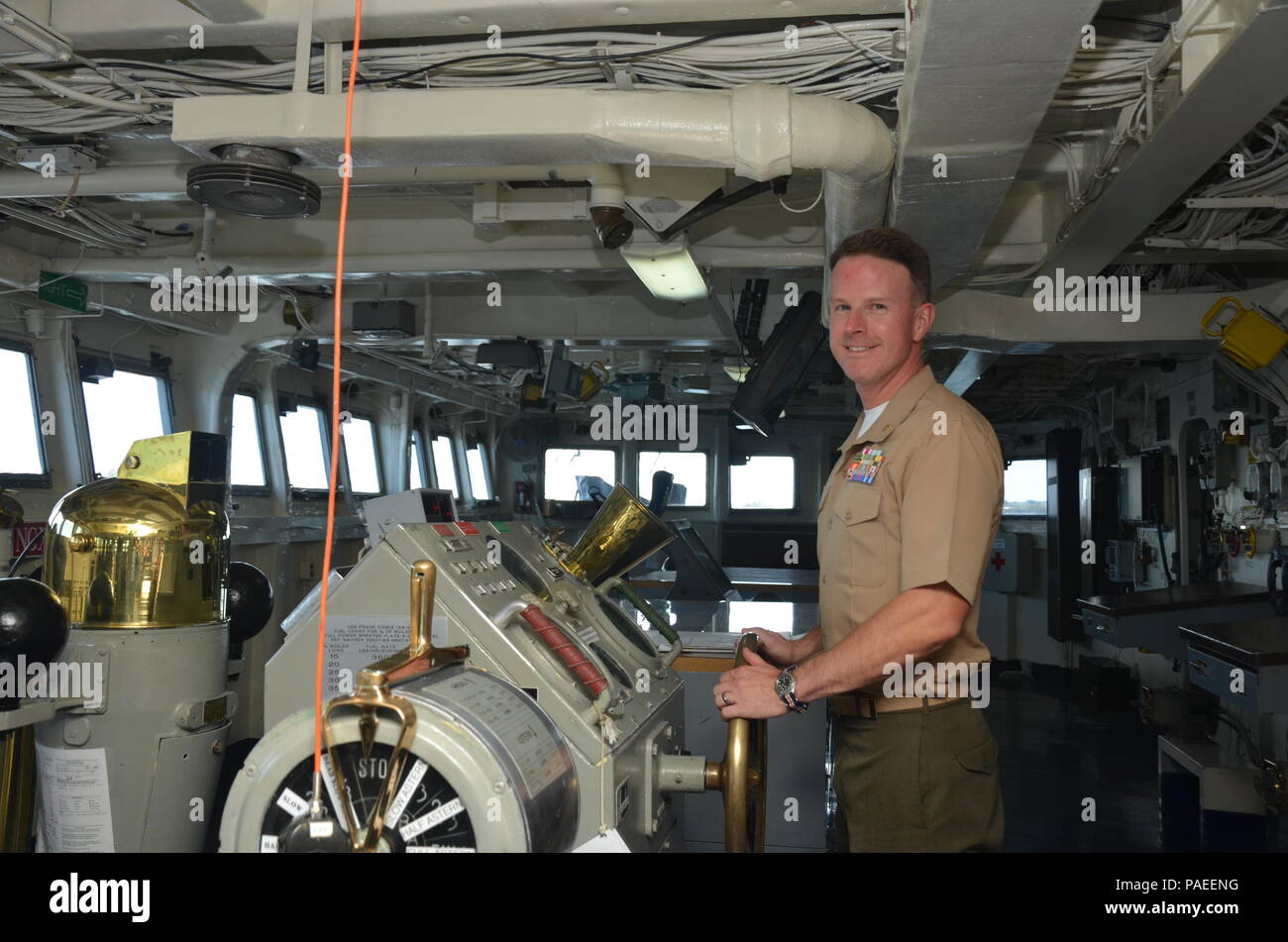 POLARIS POINT, Guam (March 30, 2016) — Maj. Christopher Shore, USMC ...