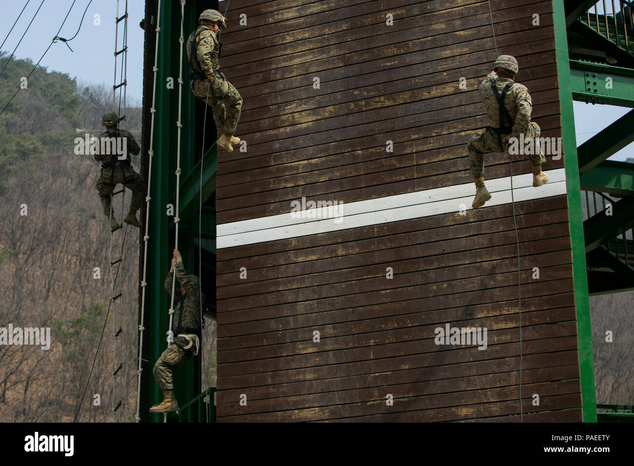 U.S. Marines with 1st Battalion, 3rd Marine Regiment, also known as ...