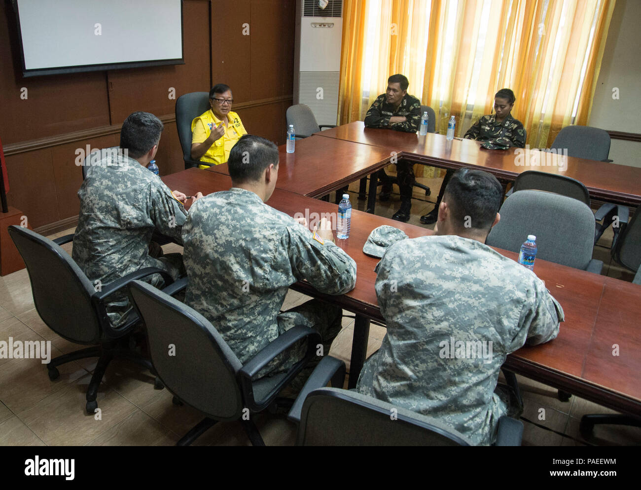Armed philippines afp march during hi-res stock photography and images ...