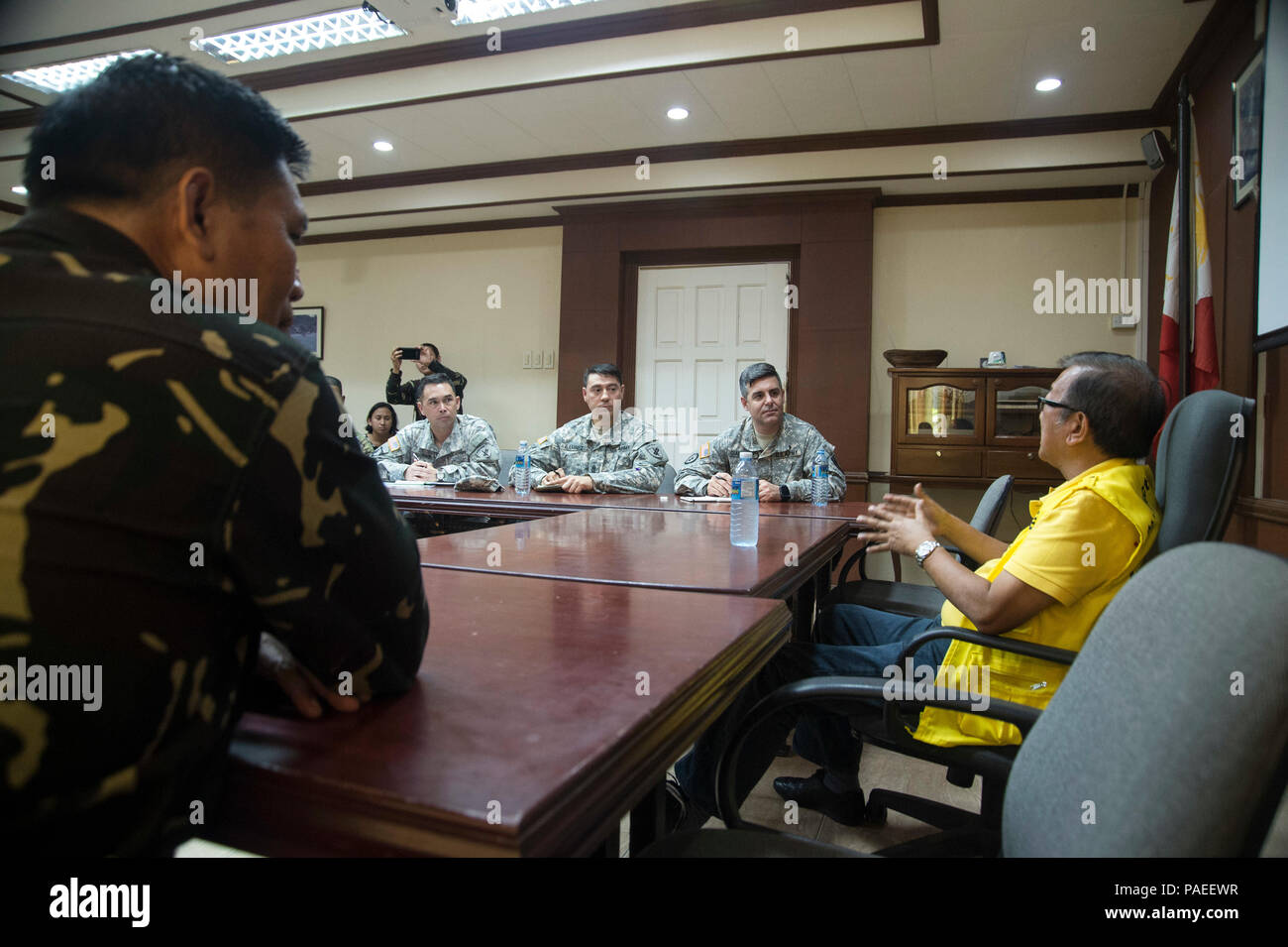 Armed philippines afp march during hi-res stock photography and images ...