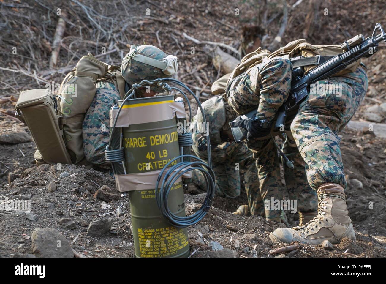 Cratering charge hi-res stock photography and images - Alamy