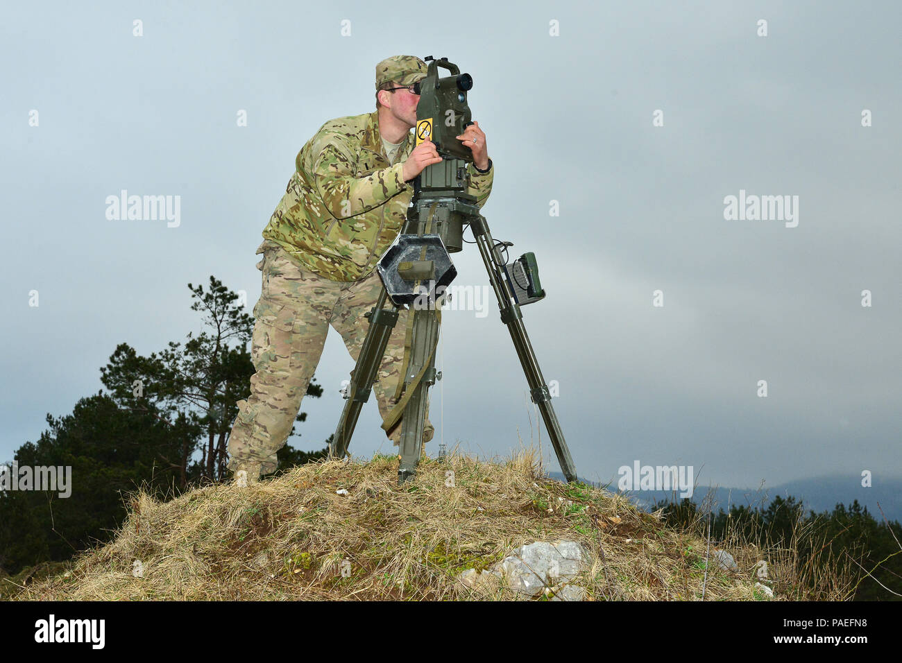U.S. Army 1st Lt. Richard Snyder, a platoon leader assigned 4th ...