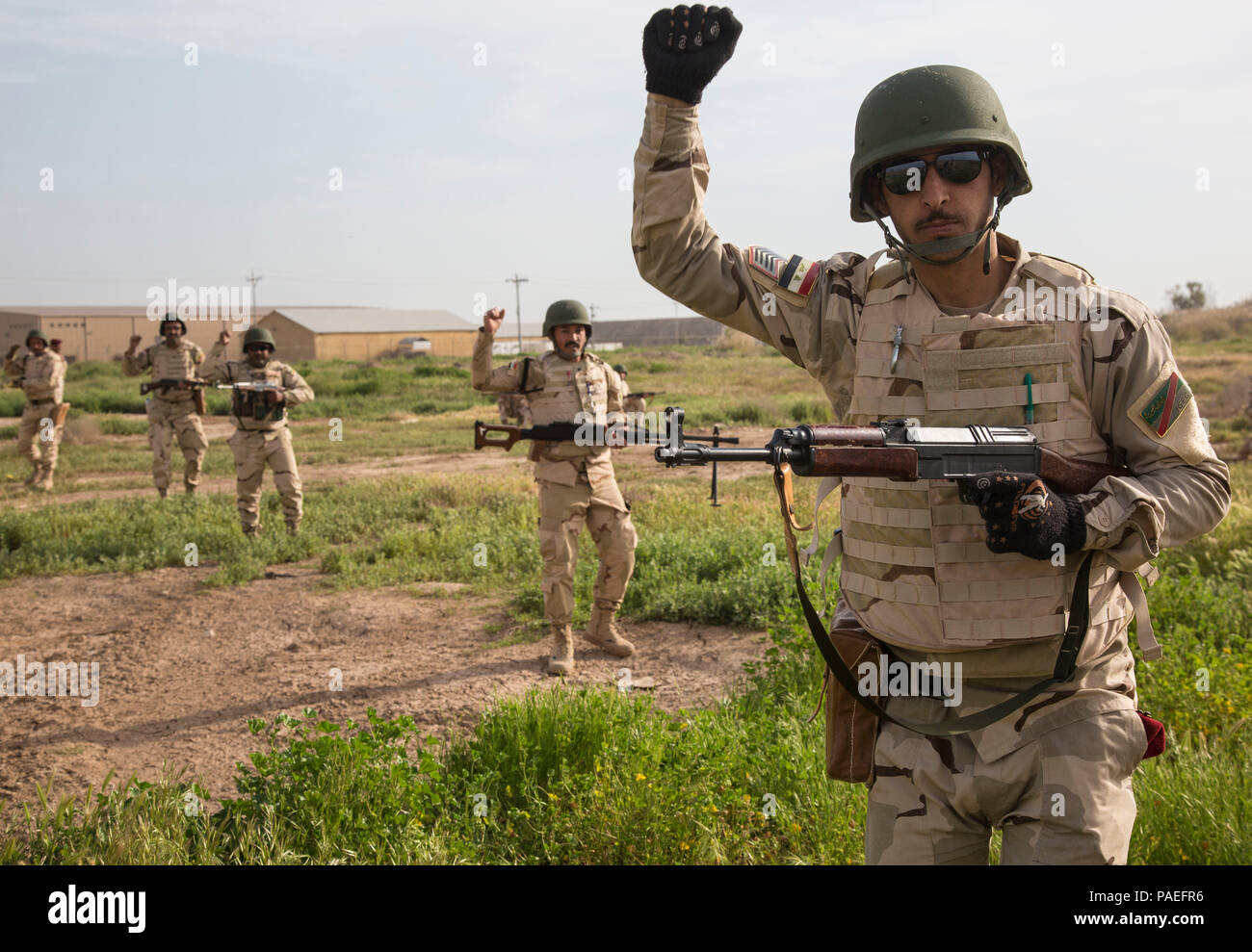 Taji military complex guarding and protection battalion hi-res stock ...