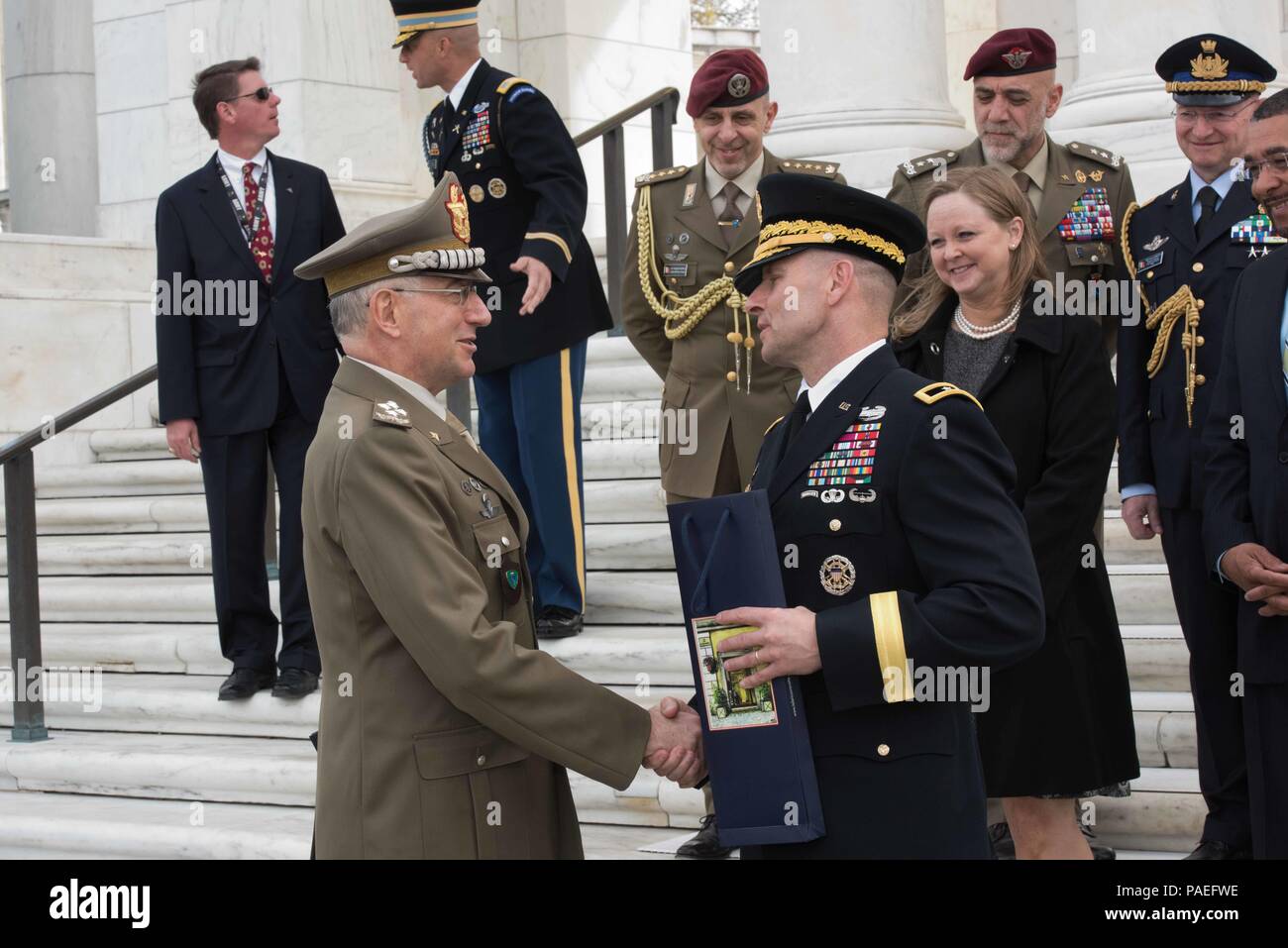 Maj. Gen. Bradley A. Becker, commanding general, U.S. Army Military District of Washington ...