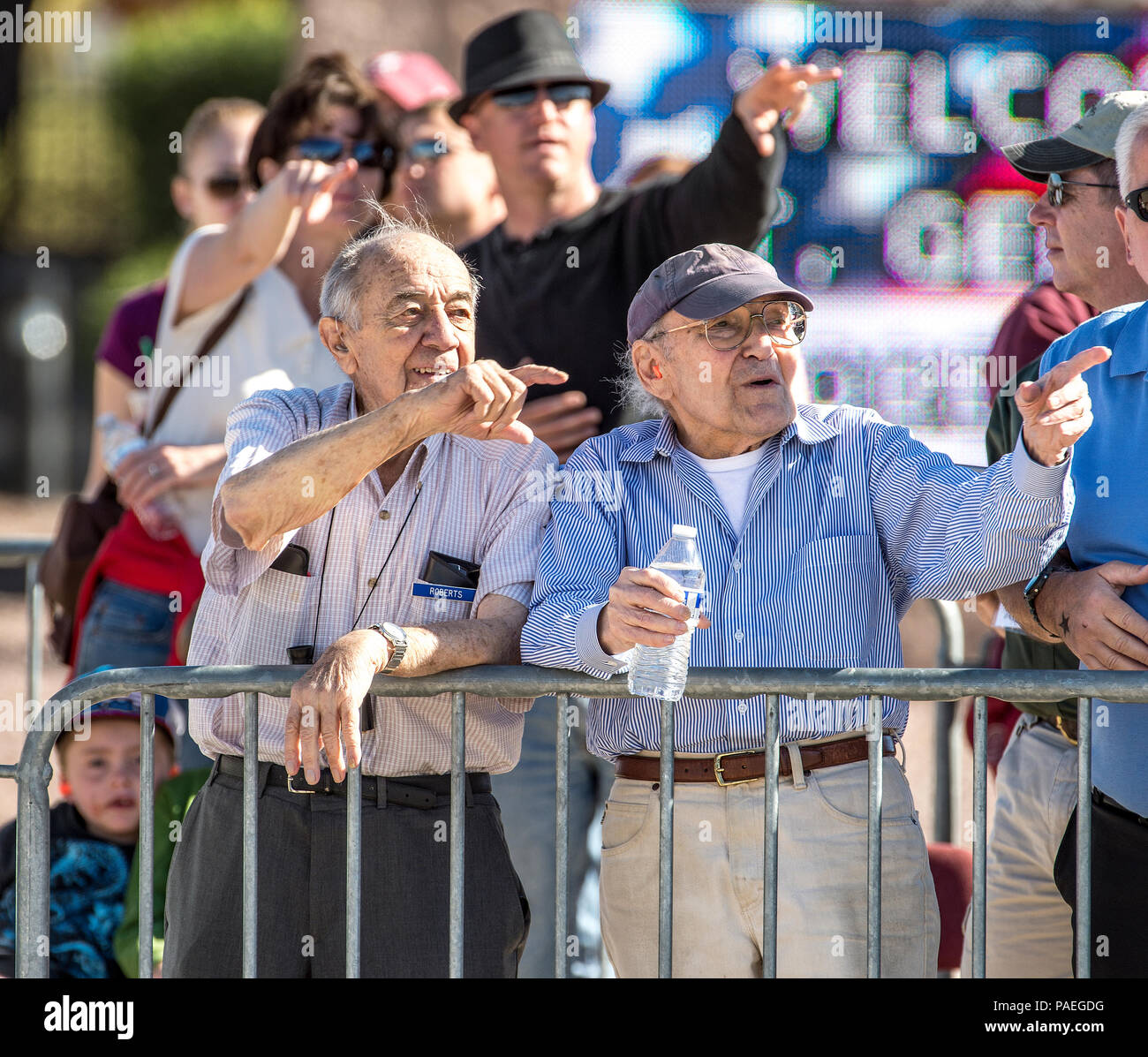 Fred Roberts, 93, and Bill Lyons, 94, both P-51D pilots in Europe ...